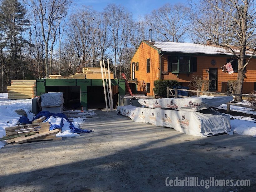 Expansion Uses Log & Timber, Structural Insulated Panels - Cedar Hill ...